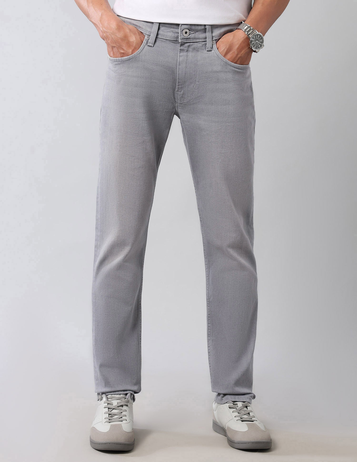 Brandon Slim Tapered Fit Grey Ultra Soft Jeans – U.S. Polo Assn. India
