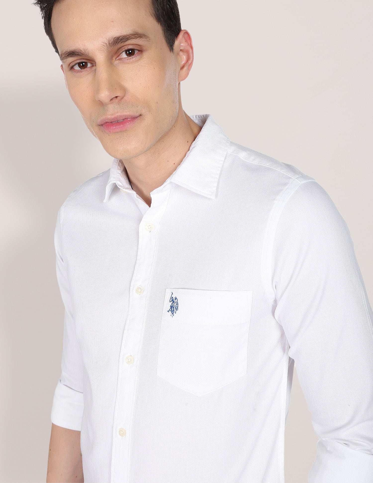 Cotton Dobby Shirt – U.S. Polo Assn. India