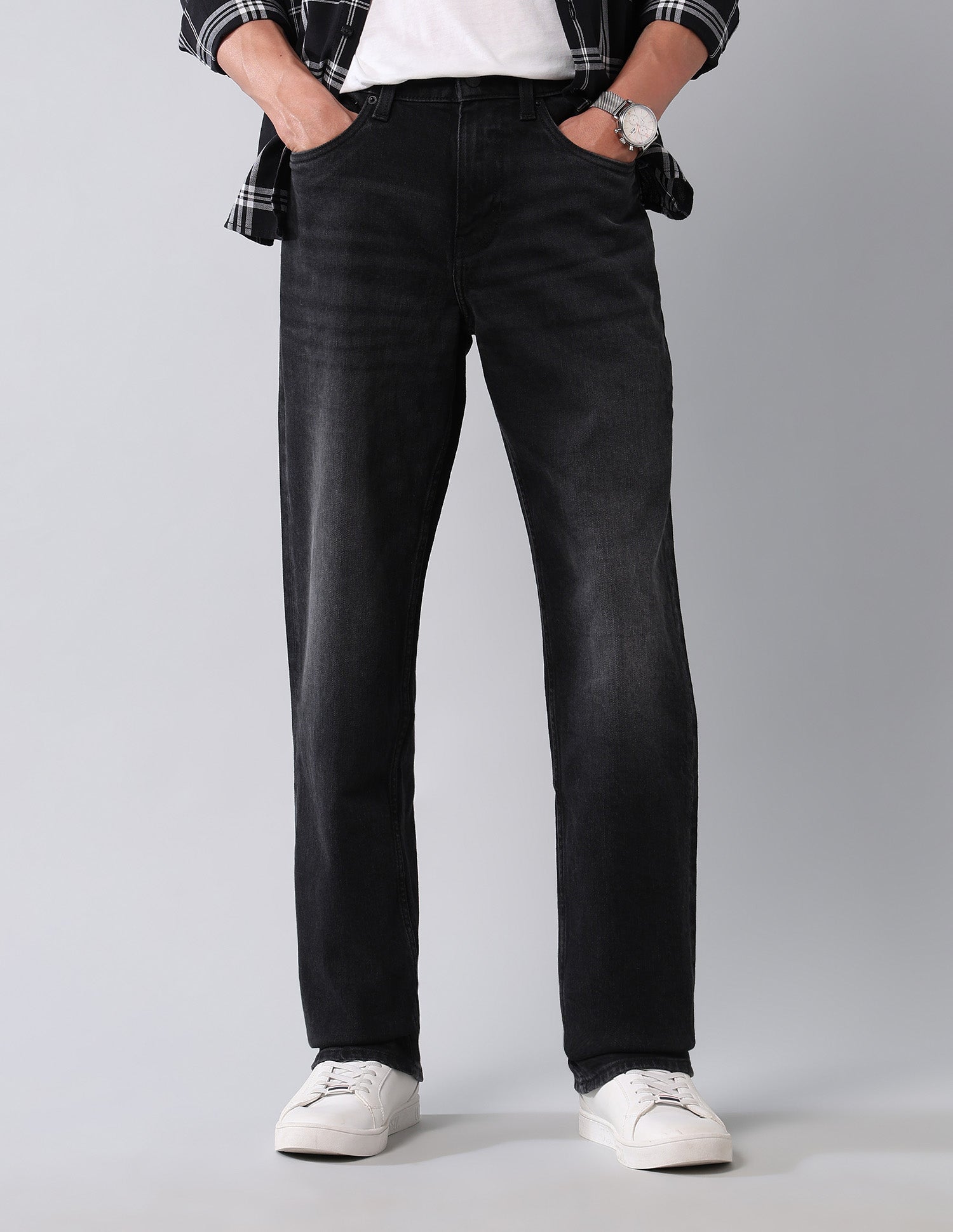 Buy Men Shawn Relaxed Fit Vintage Jeans Black|U.S. Polo Assn. India