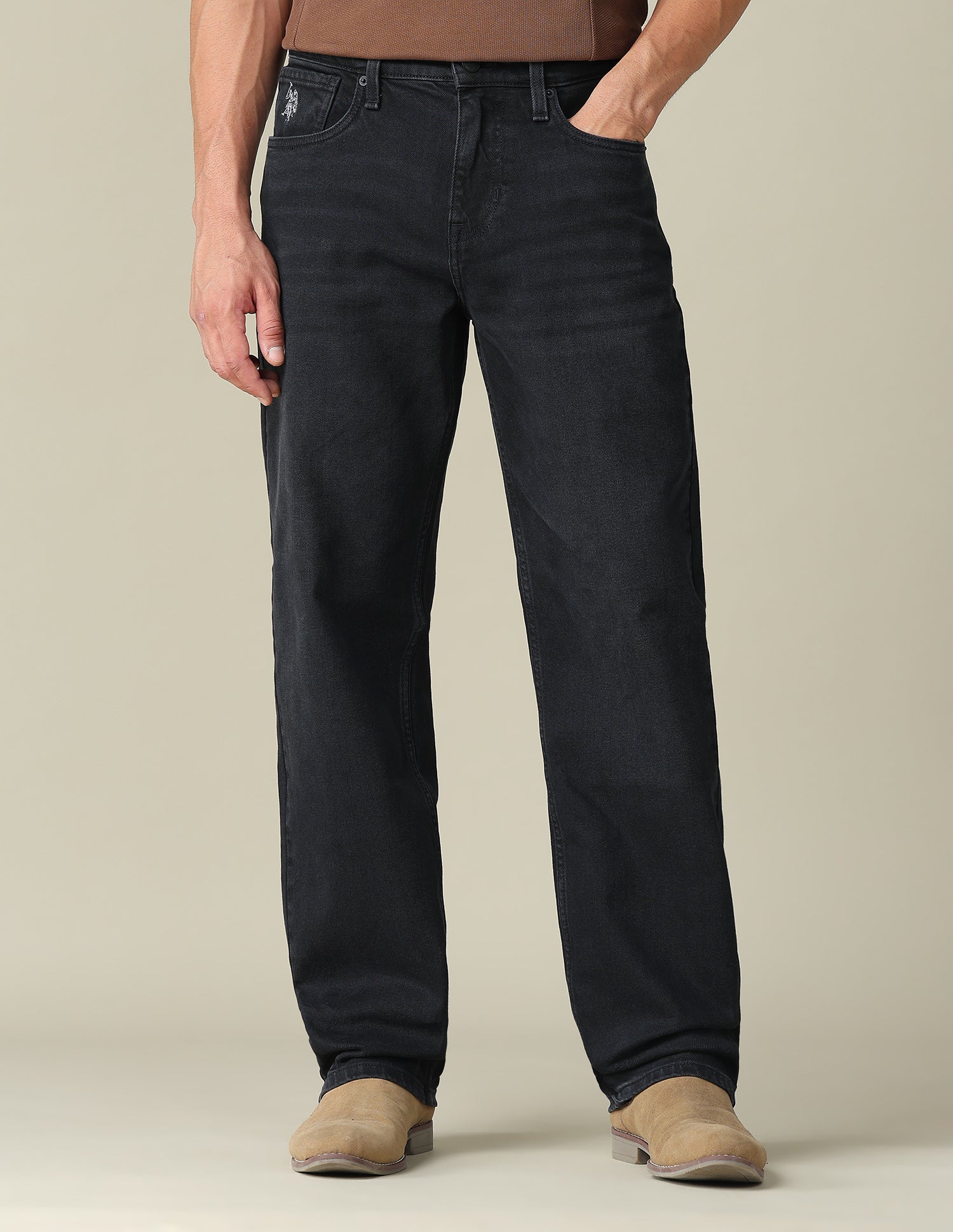 Men Relaxed Fit Denims – U.S. Polo Assn. India