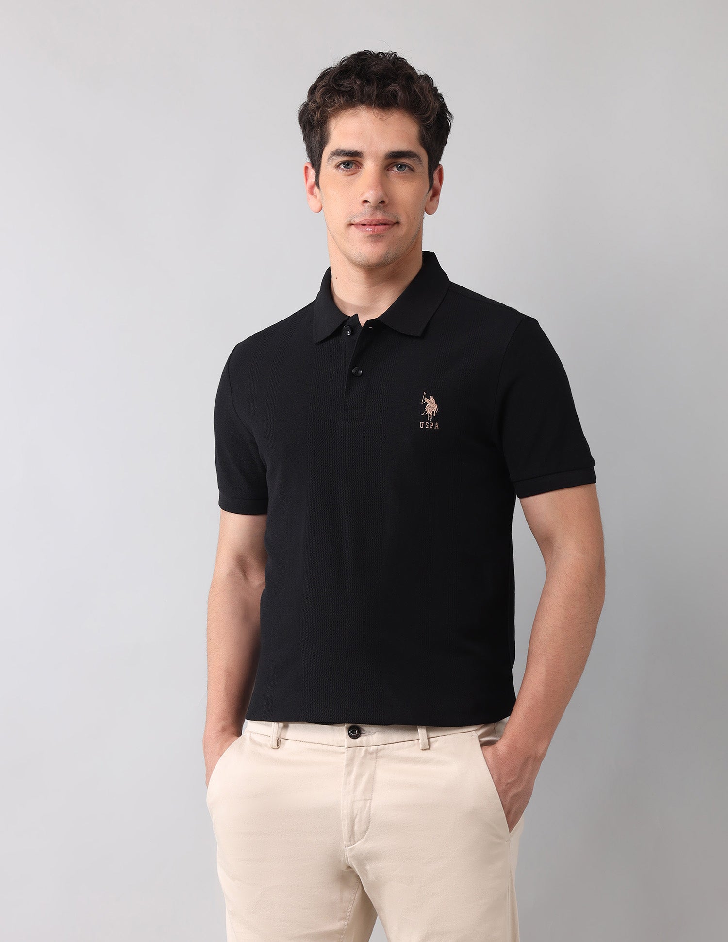 Muscle Fit Black Label Polo Shirt – U.S. Polo Assn. India