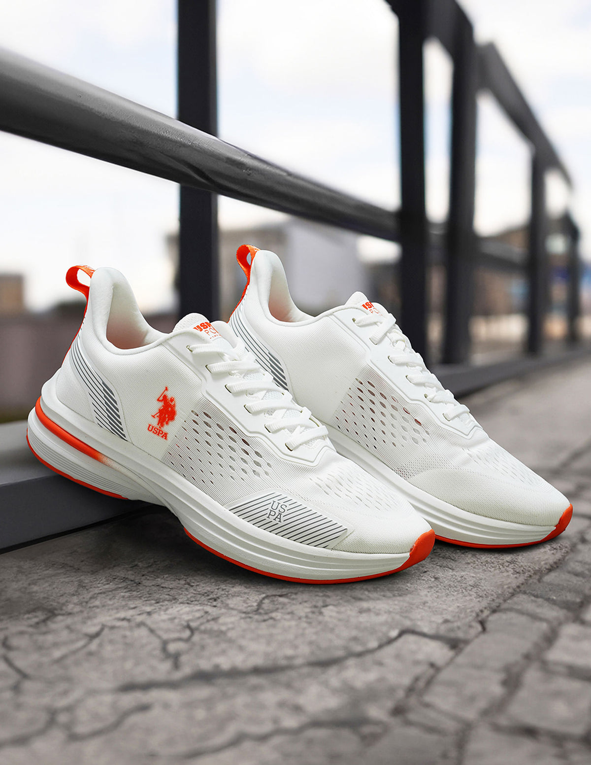 Buy Men Men Wright Off White Uspa Sport Sneakers White|U.S. Polo Assn ...