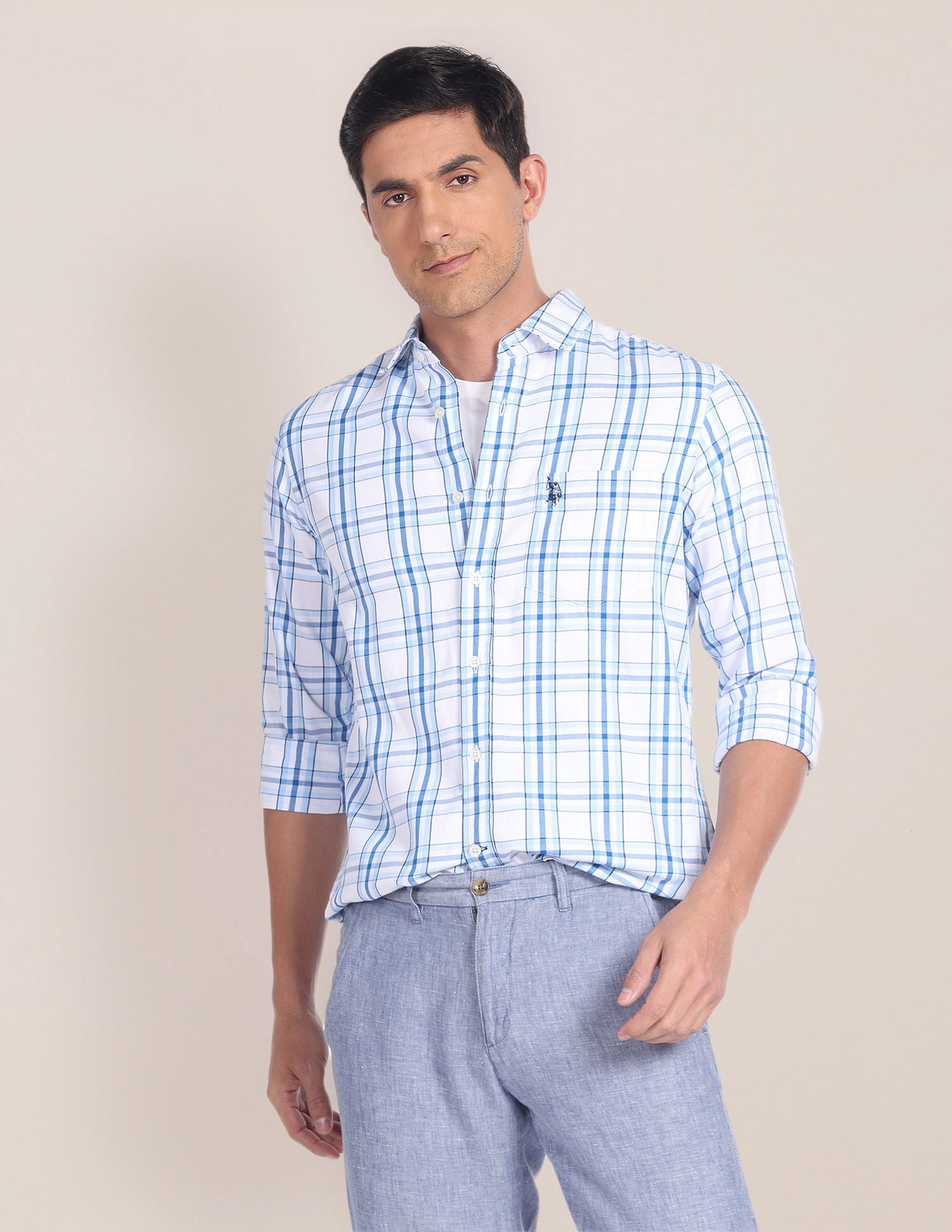 Tartan Twill Tailored Shirt – U.S. Polo Assn. India