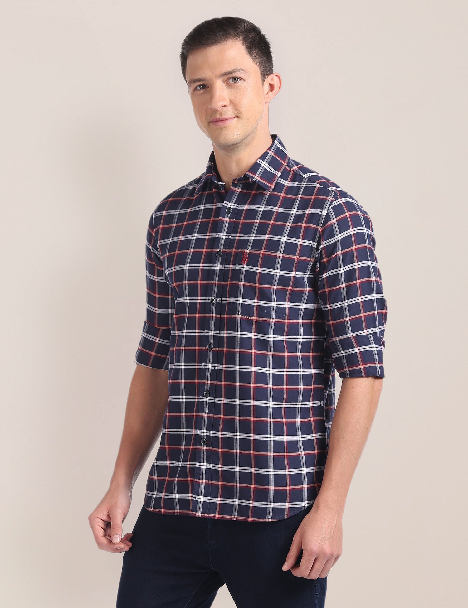 Tartan Check Dobby Shirt – U.S. Polo Assn. India