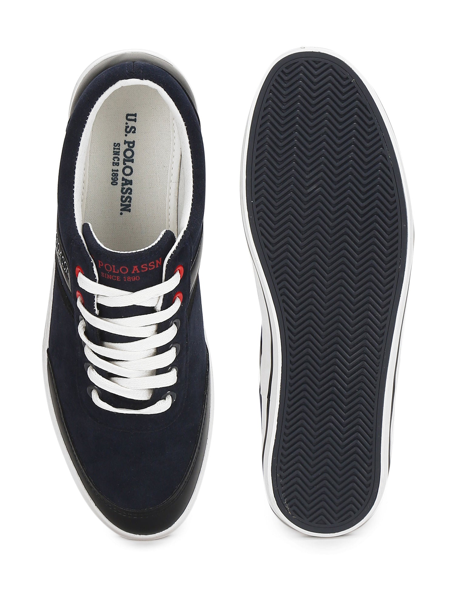 Round Toe Logo Lace Up Hague 2.0 Sneakers – U.S. Polo Assn. India