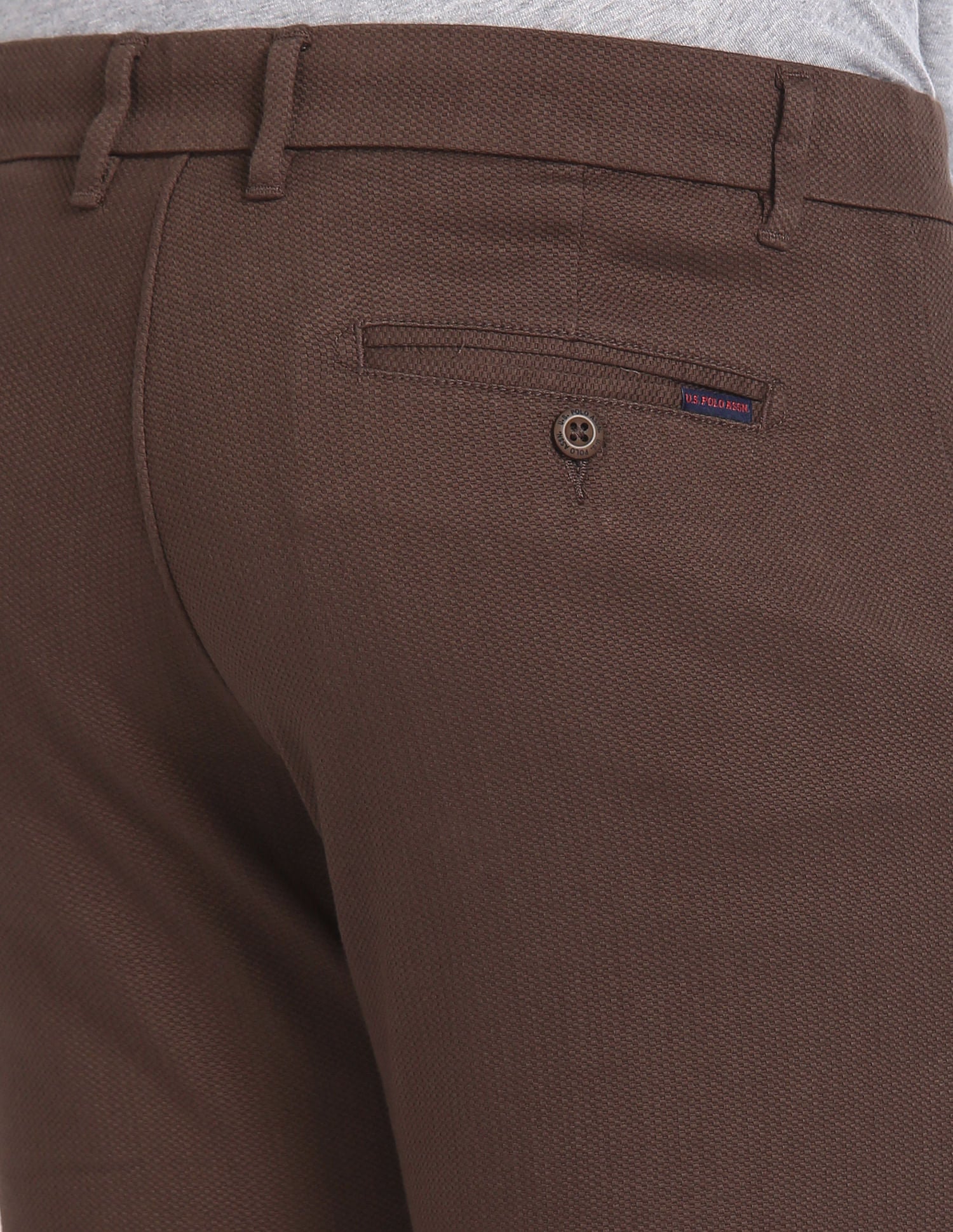 Cotton Stretch Dobby Chinos – U.S. Polo Assn. India
