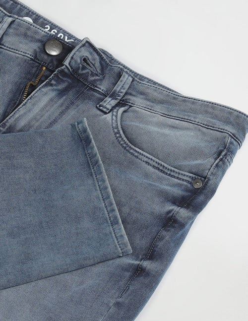 Men Blue Skinny Fit Stone Wash Jeans – U.S. Polo Assn. India